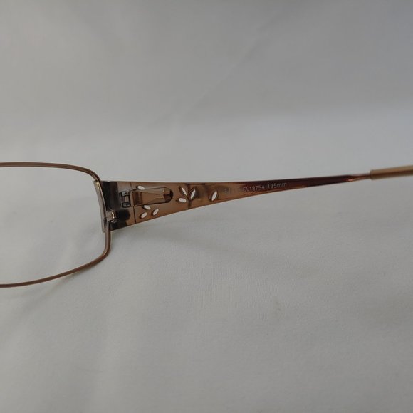 Elle | Accessories | Elle Eyeglass Frames El8754 Full Metal Rim Pink ...